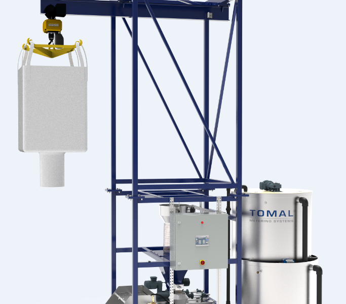 Polymer for dewatering sludge - Tomal